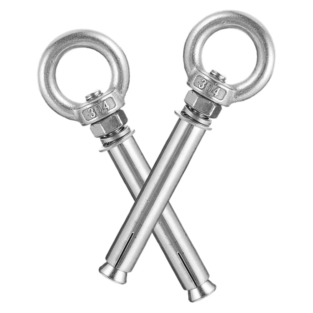 FRCOLOR 2pcs Expansion Screws Bolts Expansion Wall Anchors Eye Bolts ...