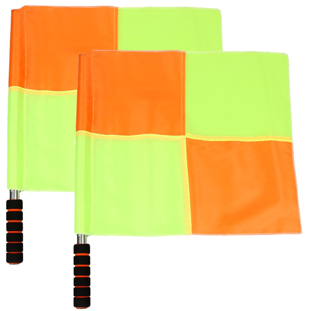 FRCOLOR 2Pcs Flag Stainless Steel Rectangular For Traffic Control And Festivals - Walmart.com