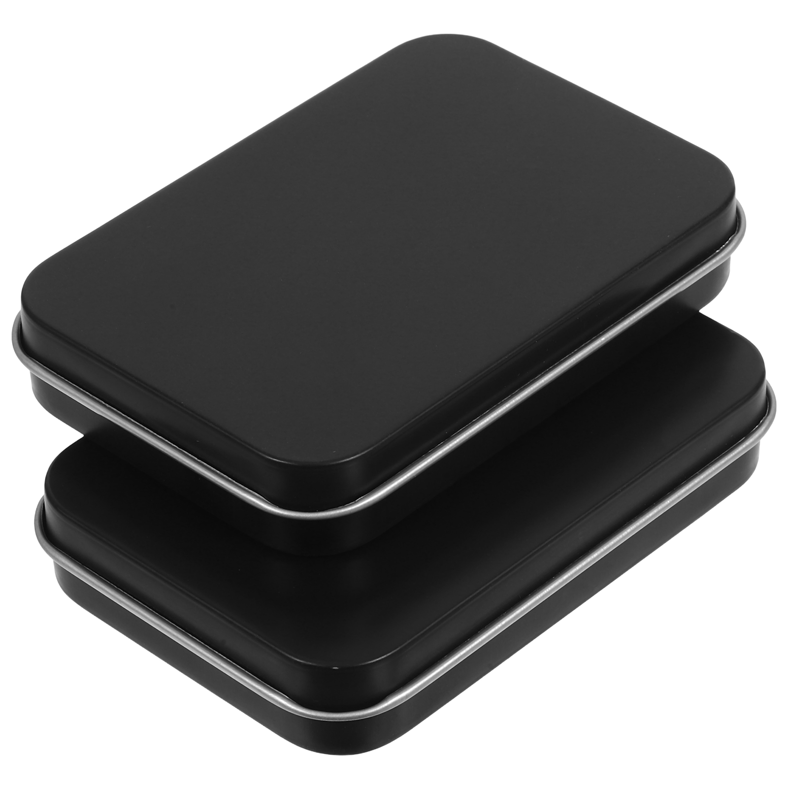 FRCOLOR 2pcs Floss Portable Case Metal Rectangular Floss Box Small Tin ...