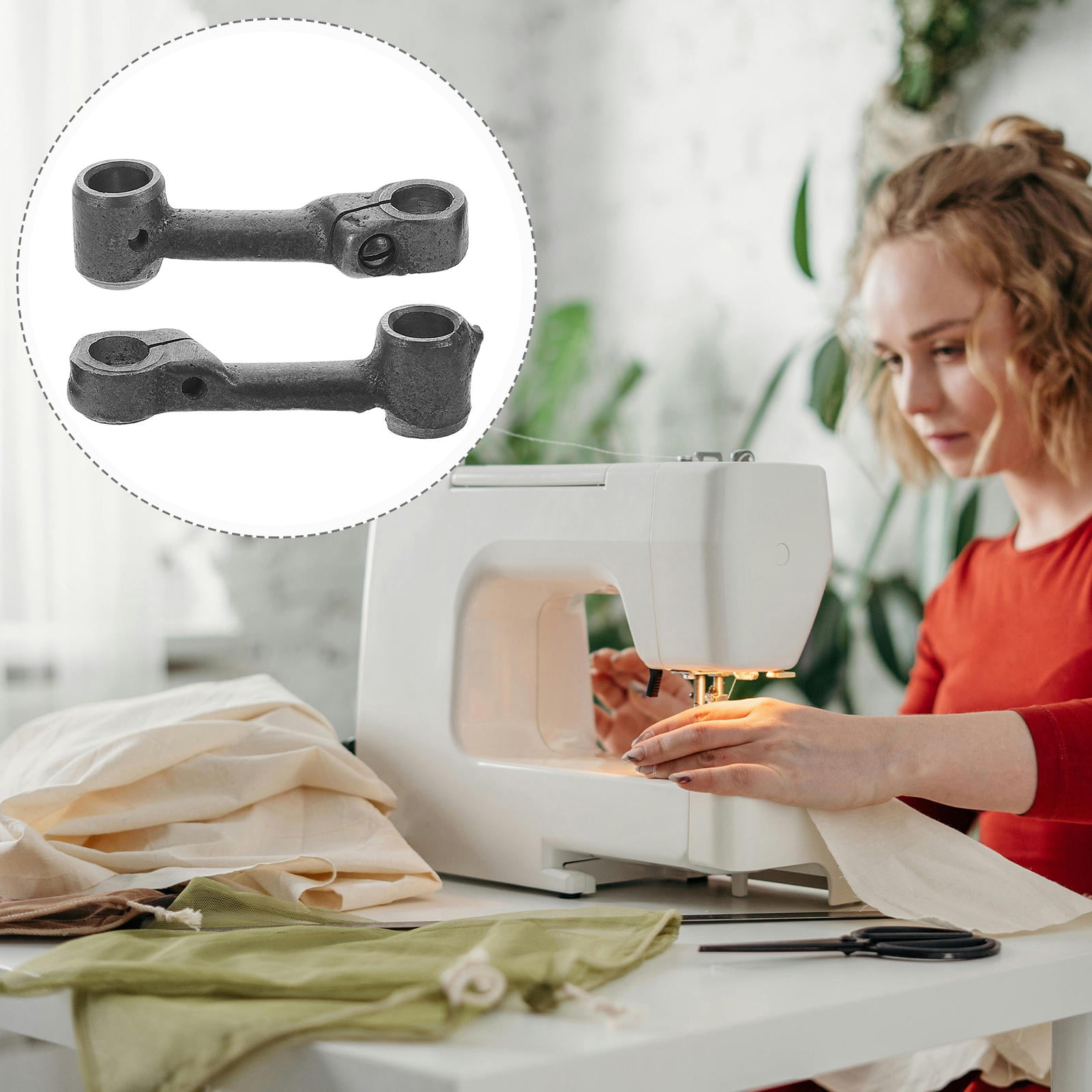 FRCOLOR 2pcs Foot Pedal Linkage Rod For Sewing Machine Replacement Part ...