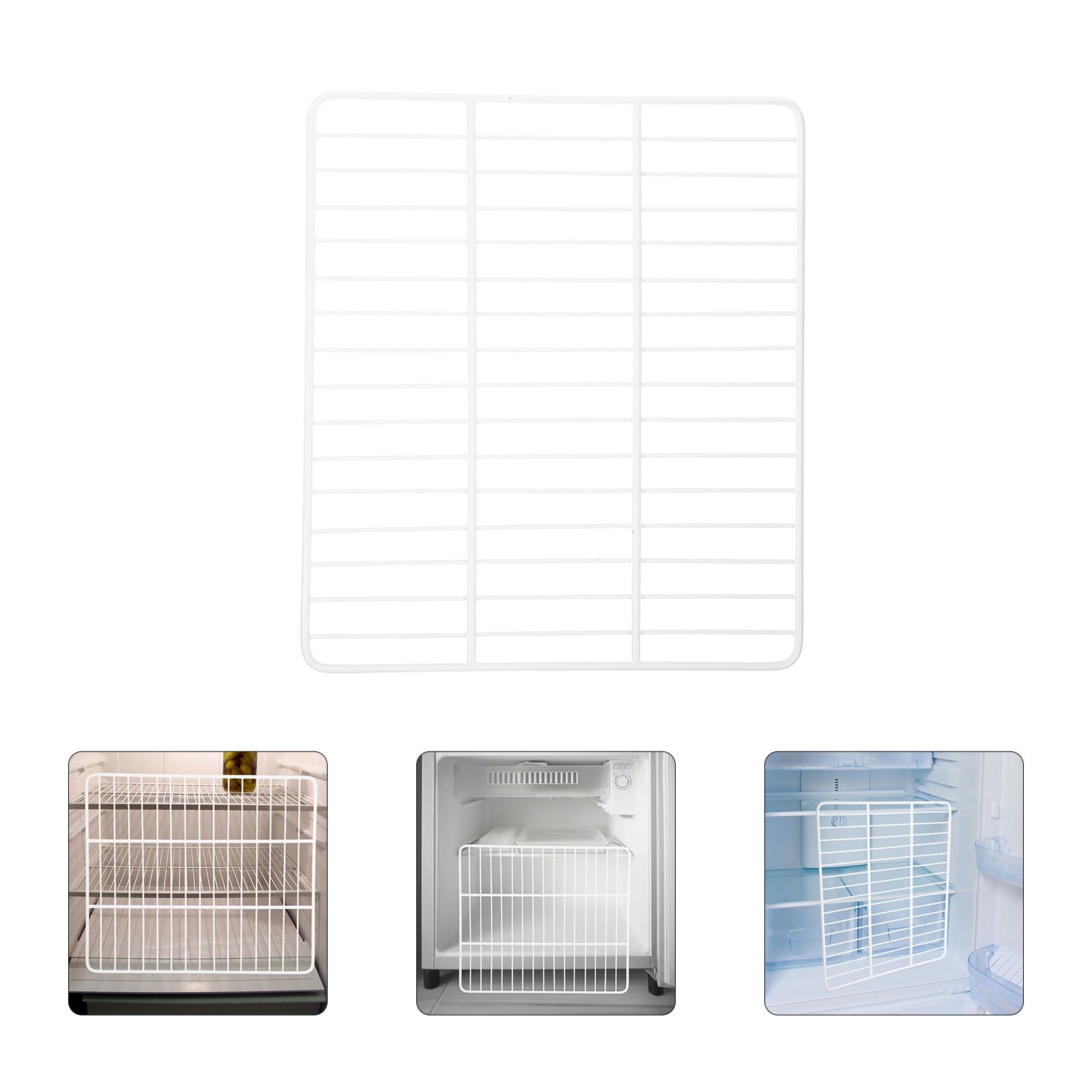 FRCOLOR 2pcs Fridge Shelf Storage Dividers Multi-Functional Fridge Wire ...