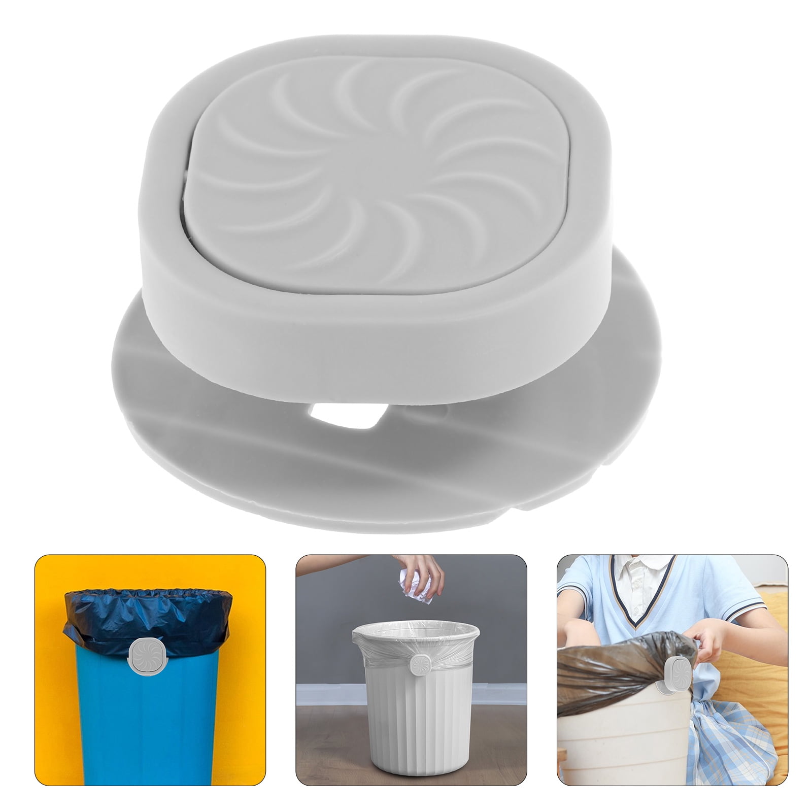 FRCOLOR 2pcs Garbage Bin Clips Trash Bag Clips Plastic Trash Can Bag ...