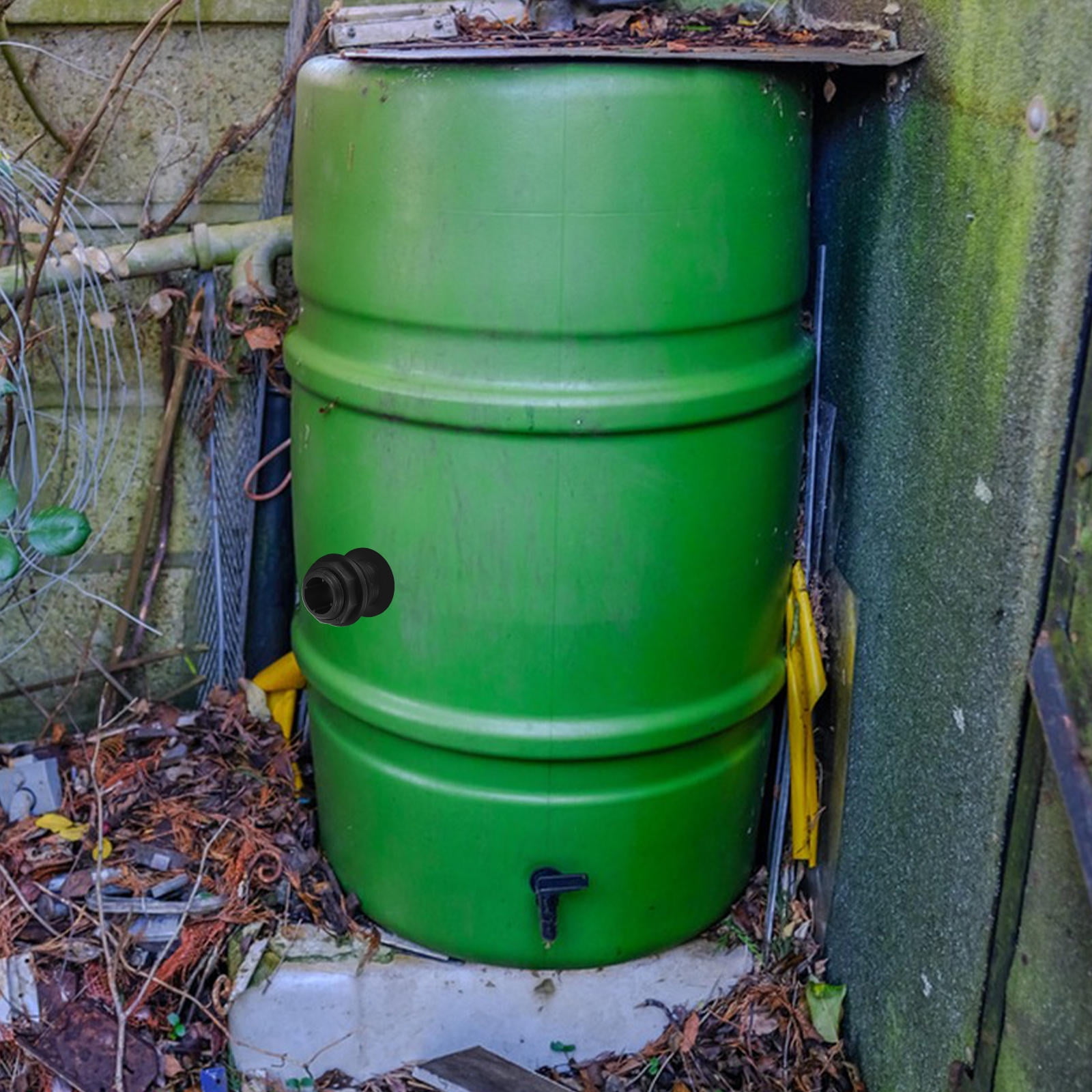 FRCOLOR 2pcs Garden Hose Bulkhead Fitting For Rain Barrels Water Tanks ...