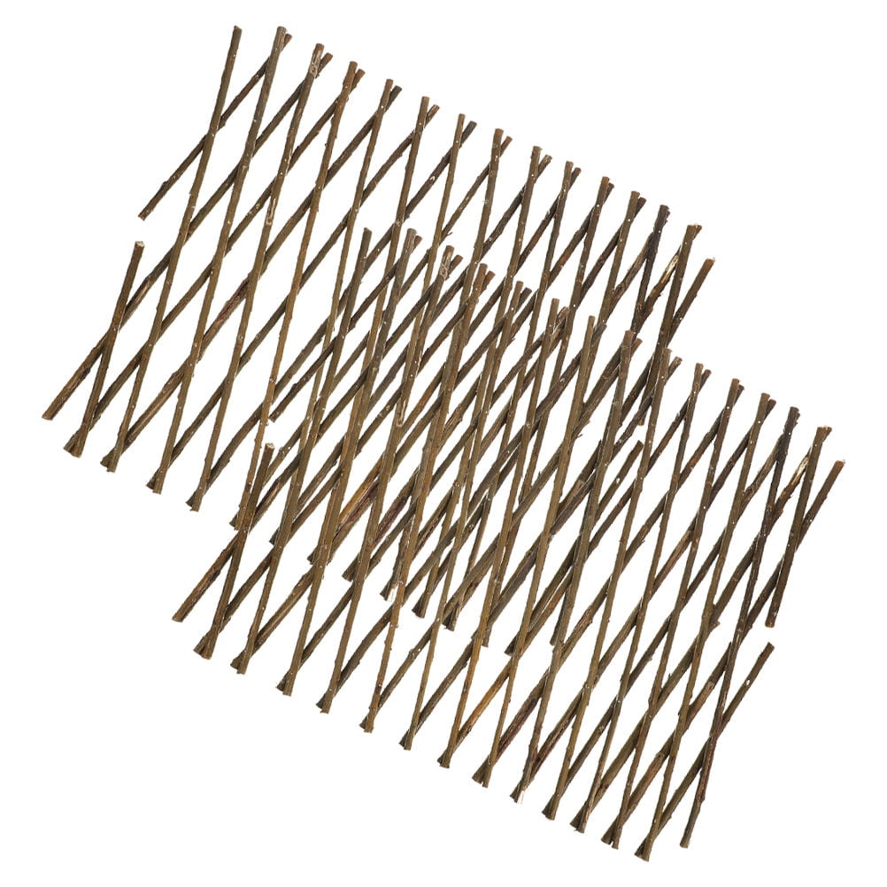 FRCOLOR 2pcs Garden Wooden Fence Retractable Trellis For Climbing ...