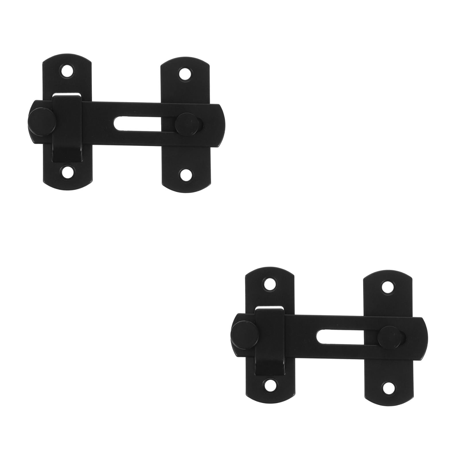 FRCOLOR WORGEOUS 2pcs Flip Sliding Barn Door Lock Gate Latches Safety ...