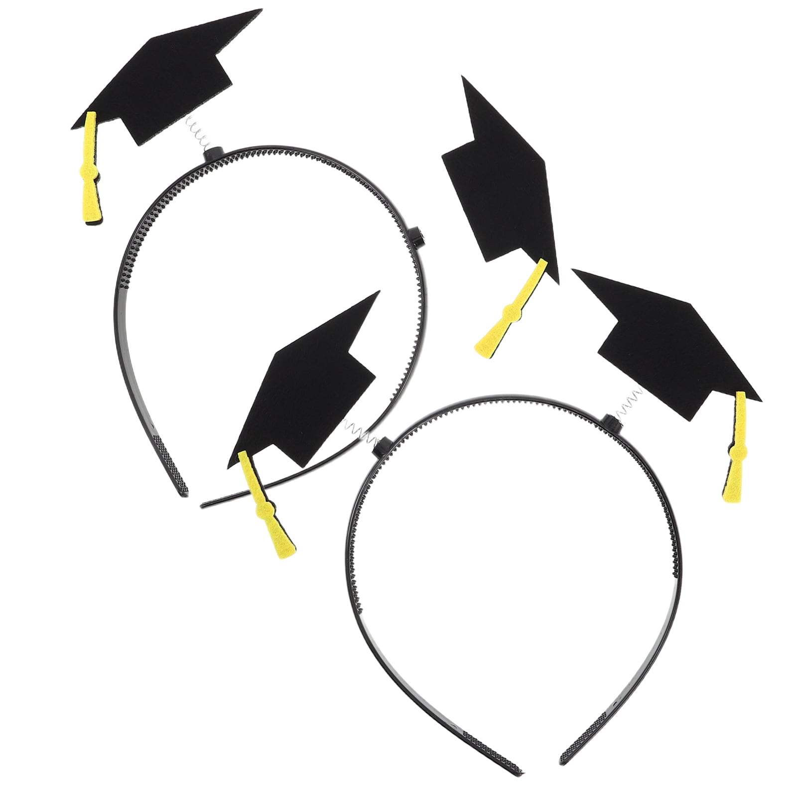 FRCOLOR 2pcs Grad Cap Headband Graduation Hair Band Graduation Cap ...