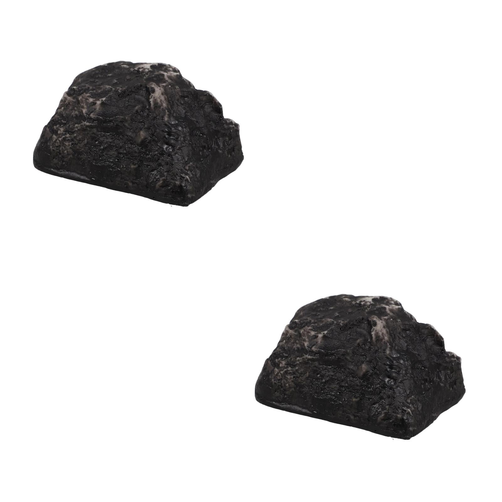 FRCOLOR 2pcs Hidden Key Rock Outdoor Key Hider Weatherproof Fake Stone ...