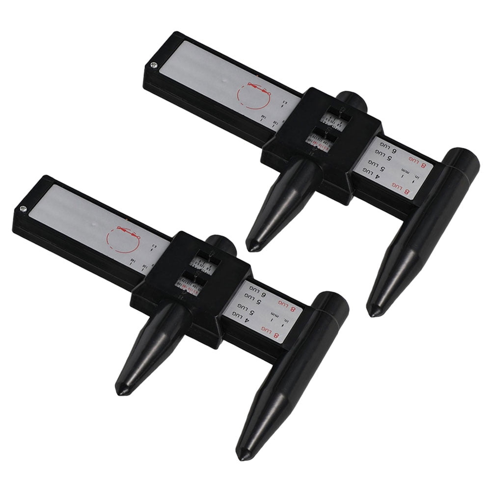 FRCOLOR 2pcs Hub Diameter Ruler Precise Rim Sizing Gauge Wheel Hub ...