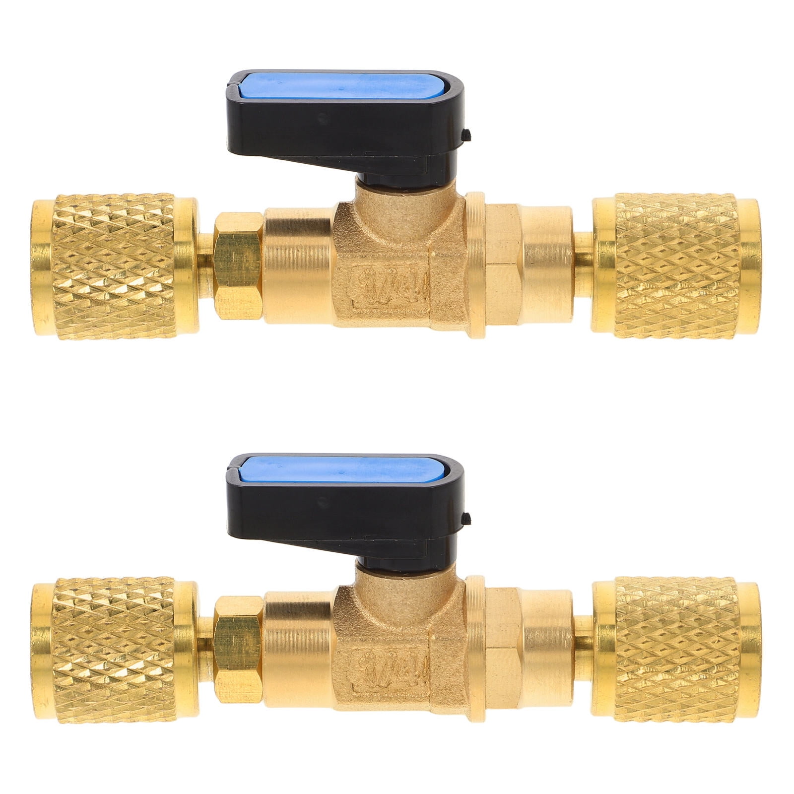 FRCOLOR 2pcs Hvac Ball Valve Adapter Brass Refrigeration Ball Valve ...