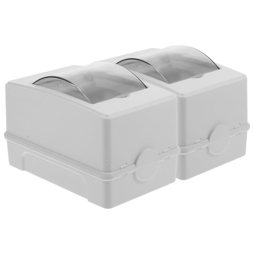 FRCOLOR 2pcs IP65 Waterproof Circuit Breaker Protection Boxes 2-3 Way ...