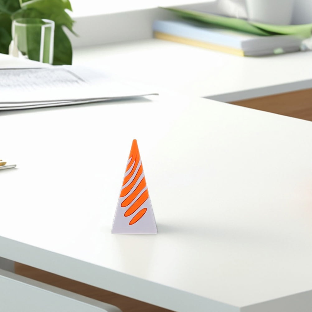 FRCOLOR 2pcs Impossible Pyramid Passthrough Sculpture Spiral Cone ...
