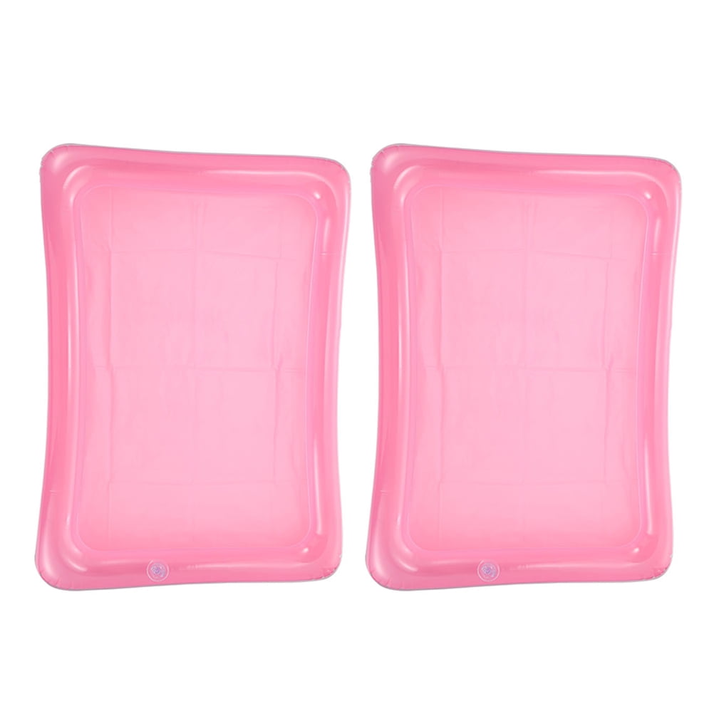 FRCOLOR 2pcs Inflatable Floating Ice Tray Pool Party Supply Swimming ...