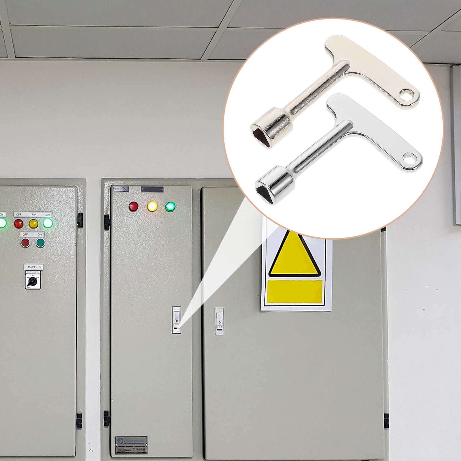 FRCOLOR 2pcs L-shaped Triangle L-shaped Triangle Keys Elevators Subways ...