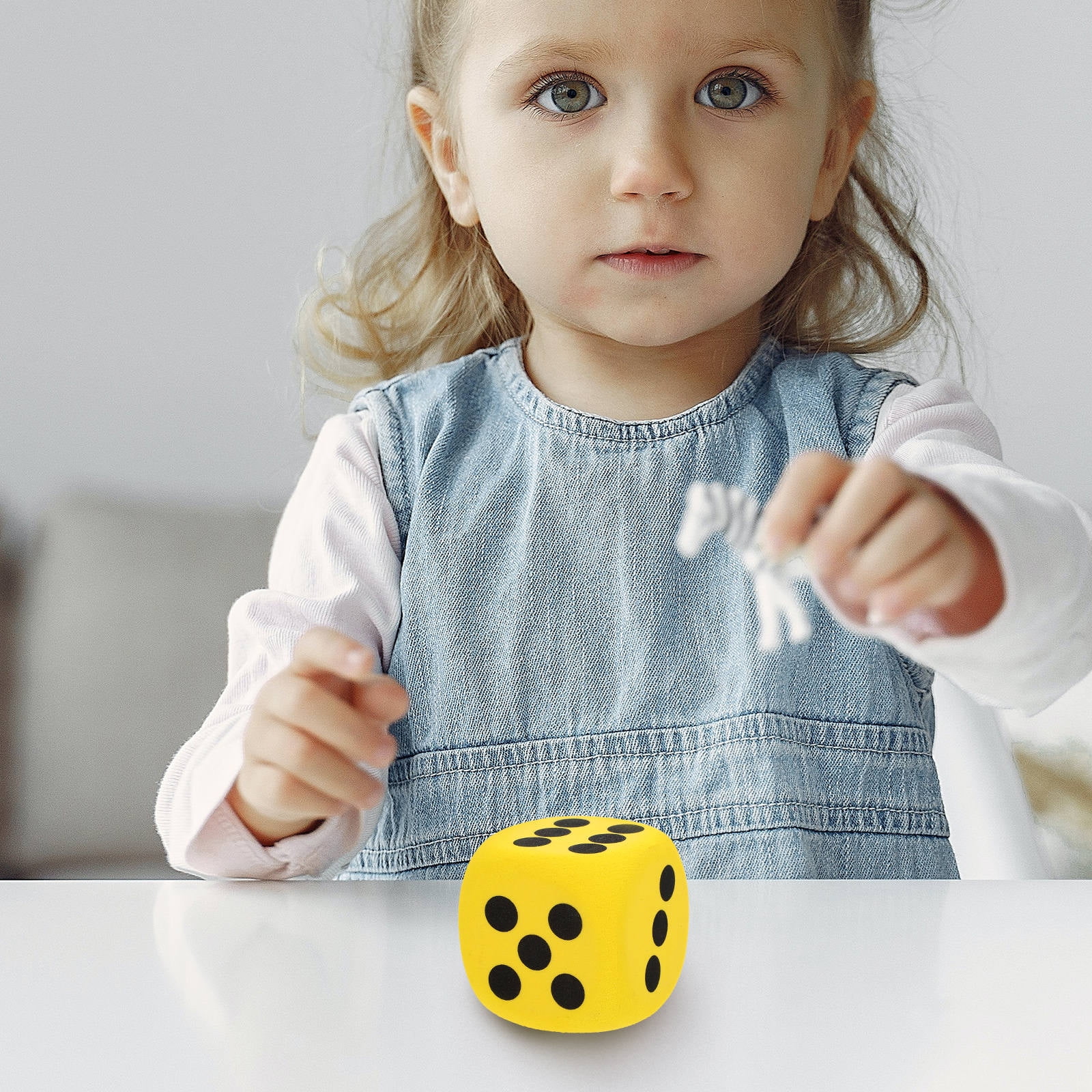 FRCOLOR 2pcs Large Foam Dice Kids Large Eva Dice For Classroom ...