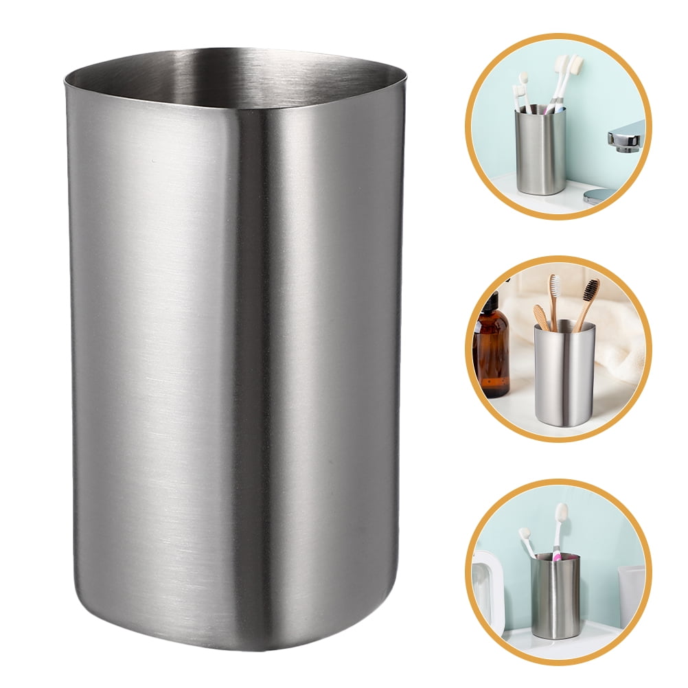 FRCOLOR 2pcs Metal Drinking Glasses Unbreakable Stainless Steel ...