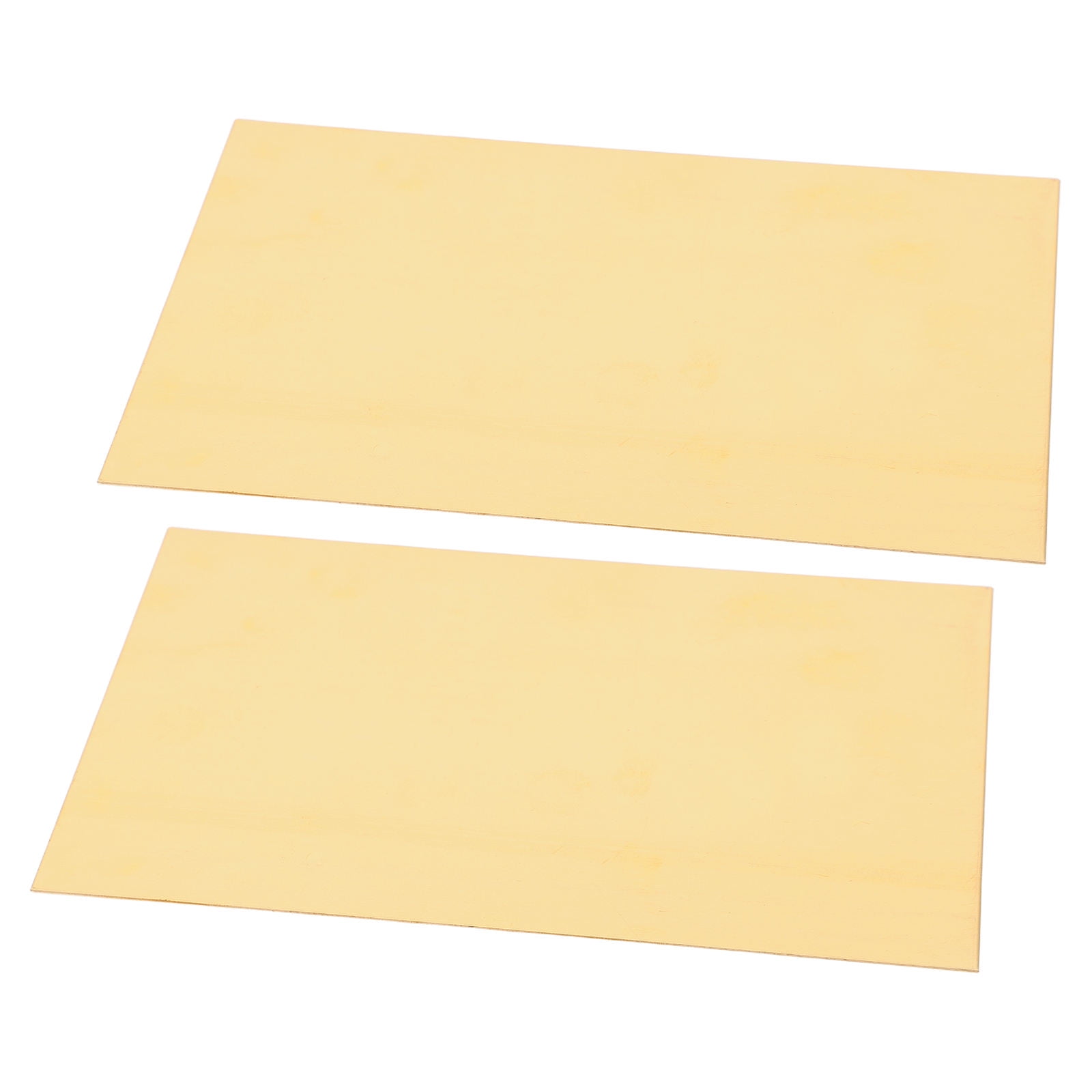 FRCOLOR 2pcs Metal Solid Brass Plates Brass Sheet Diy Crafting Sheet ...