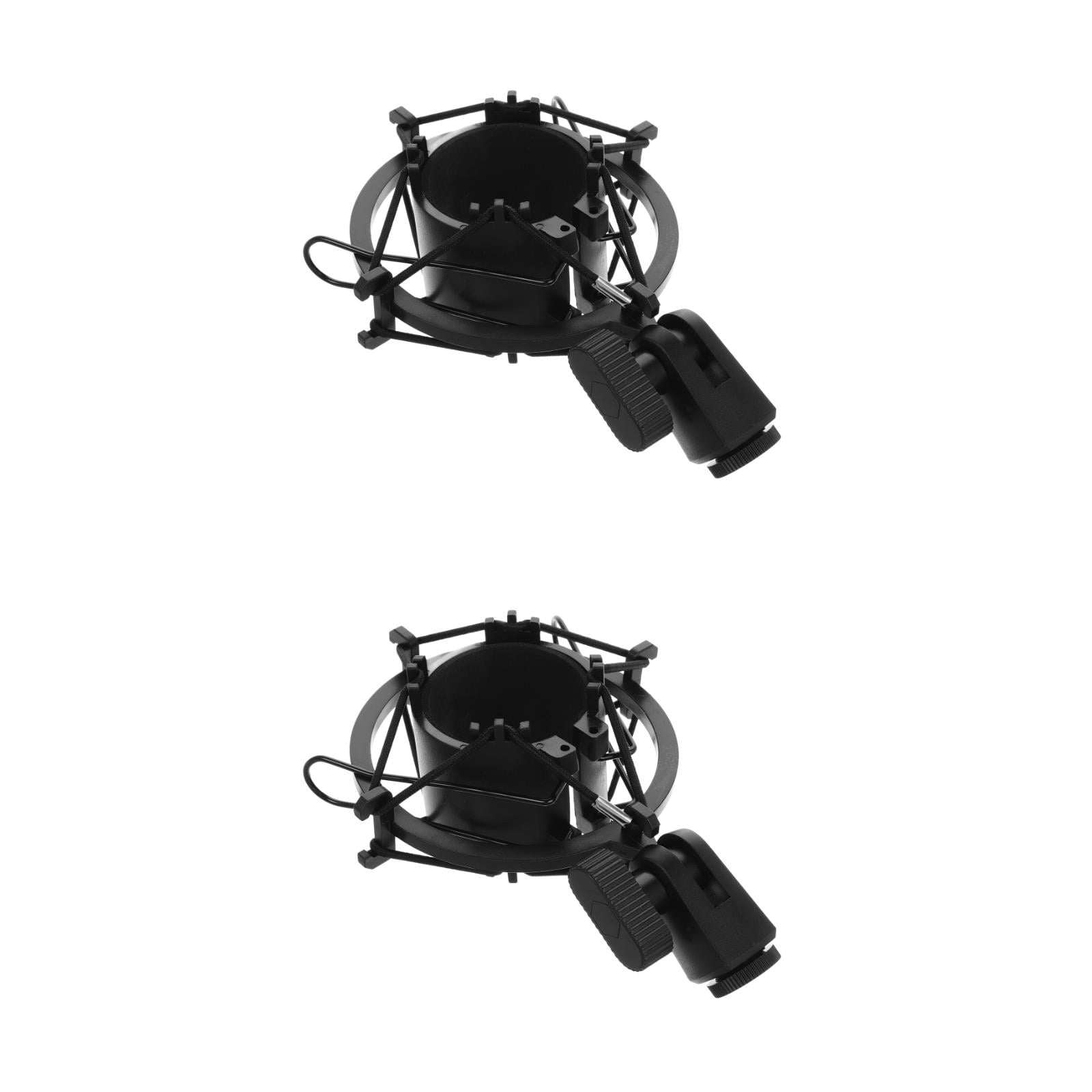 FRCOLOR 2pcs Microphone Shock Mount Mic Stand Clip Metal Microphone ...