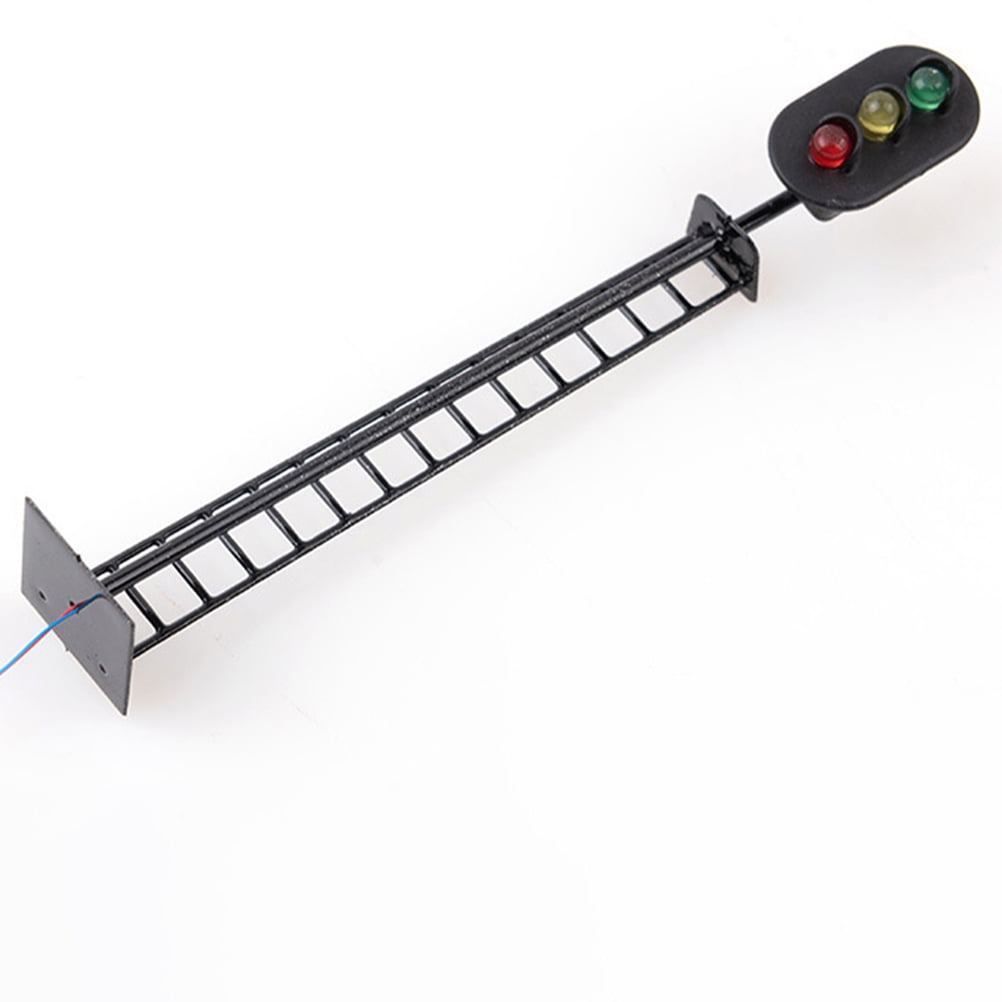 FRCOLOR 2pcs Mini Traffic Light Model Train Signals DIY Scene Decor ...