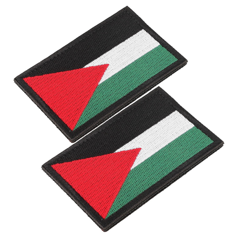 FRCOLOR 2pcs Palestine Flag Patches Embroidered Flag Arm Badge ...