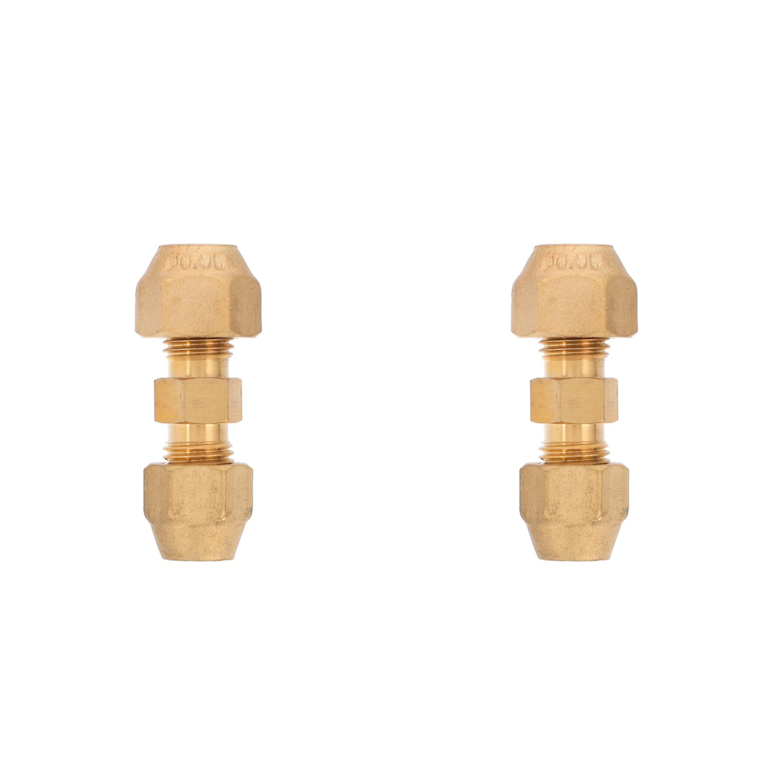 FRCOLOR WORGEOUS 2pcs Pipe Coupler Adapter Copper Tube Connector for ...