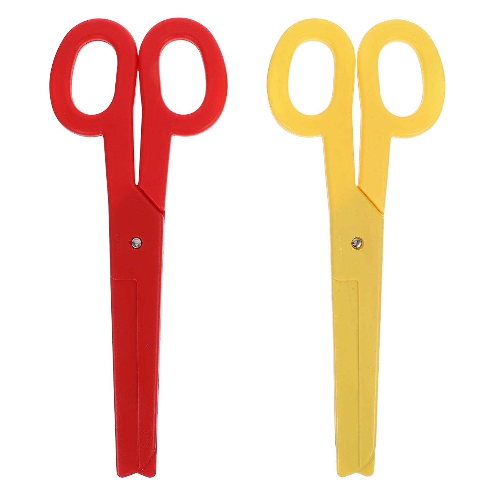 FRCOLOR 2pcs Plastic Fake Scissor Prop Decorative Scissor Giant Scissor ...