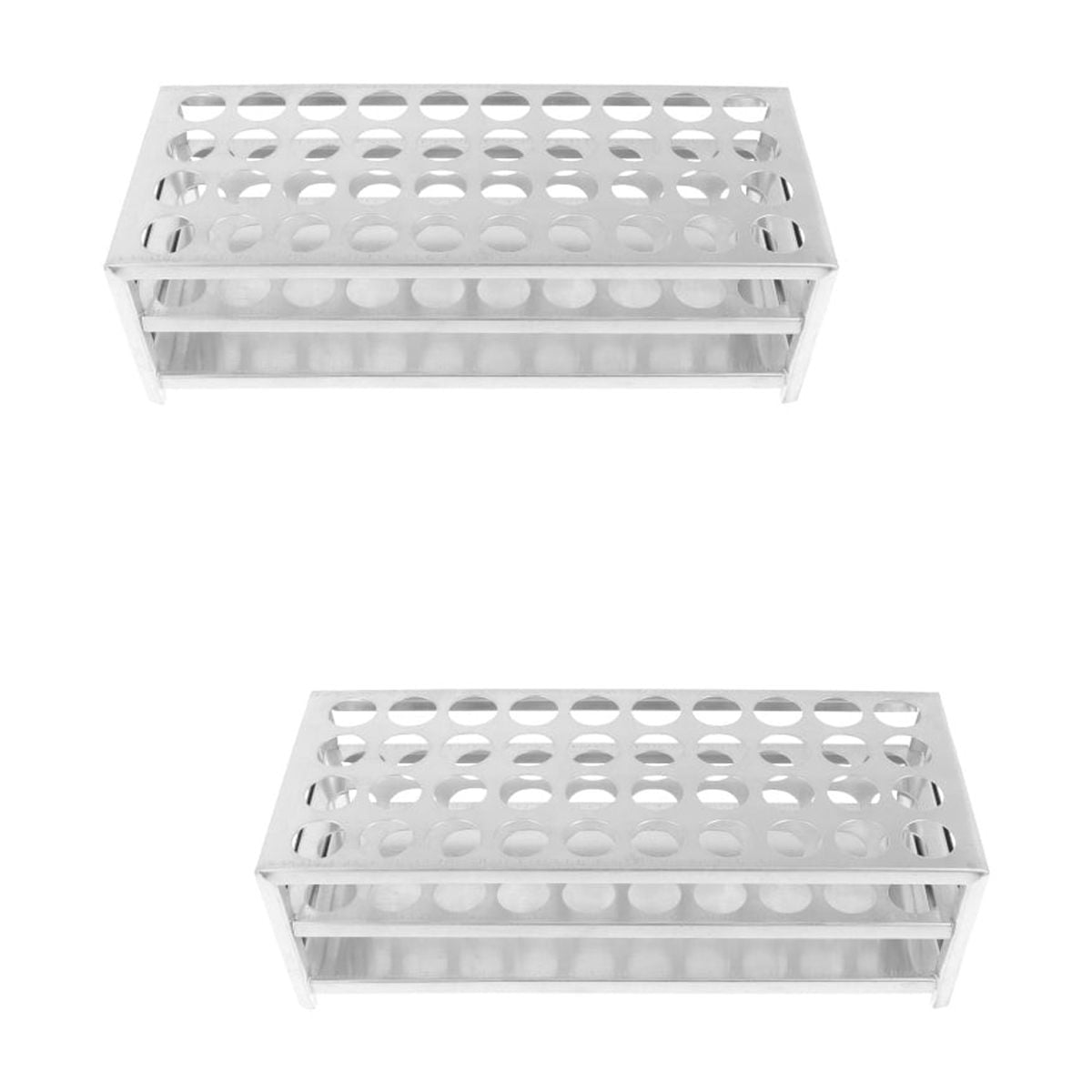 FRCOLOR 2pcs Portable Test Tube Rack Aluminum Blood Collection Tube ...