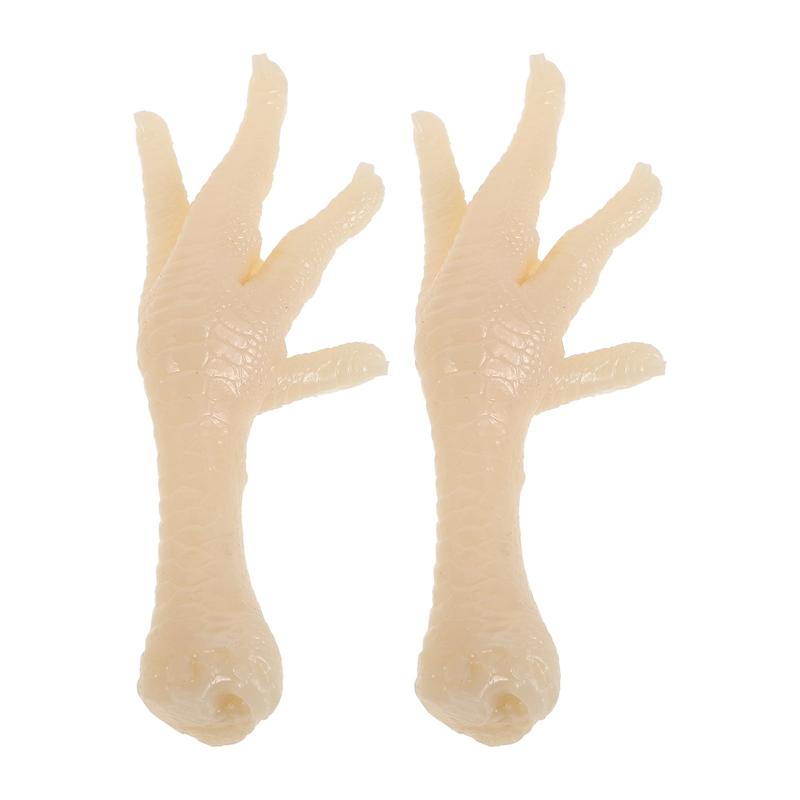 Realistic Chicken Feet Fake Food Model for House Use Made of PVC Ivory ...