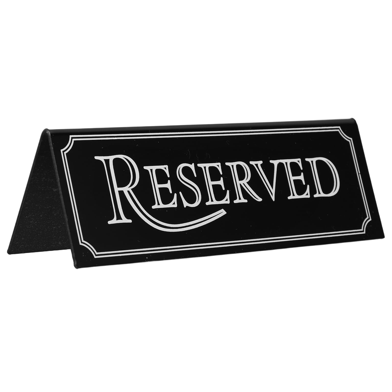 FRCOLOR 2pcs Reserved Table Sign Table Tent Wedding Guest Reservation ...