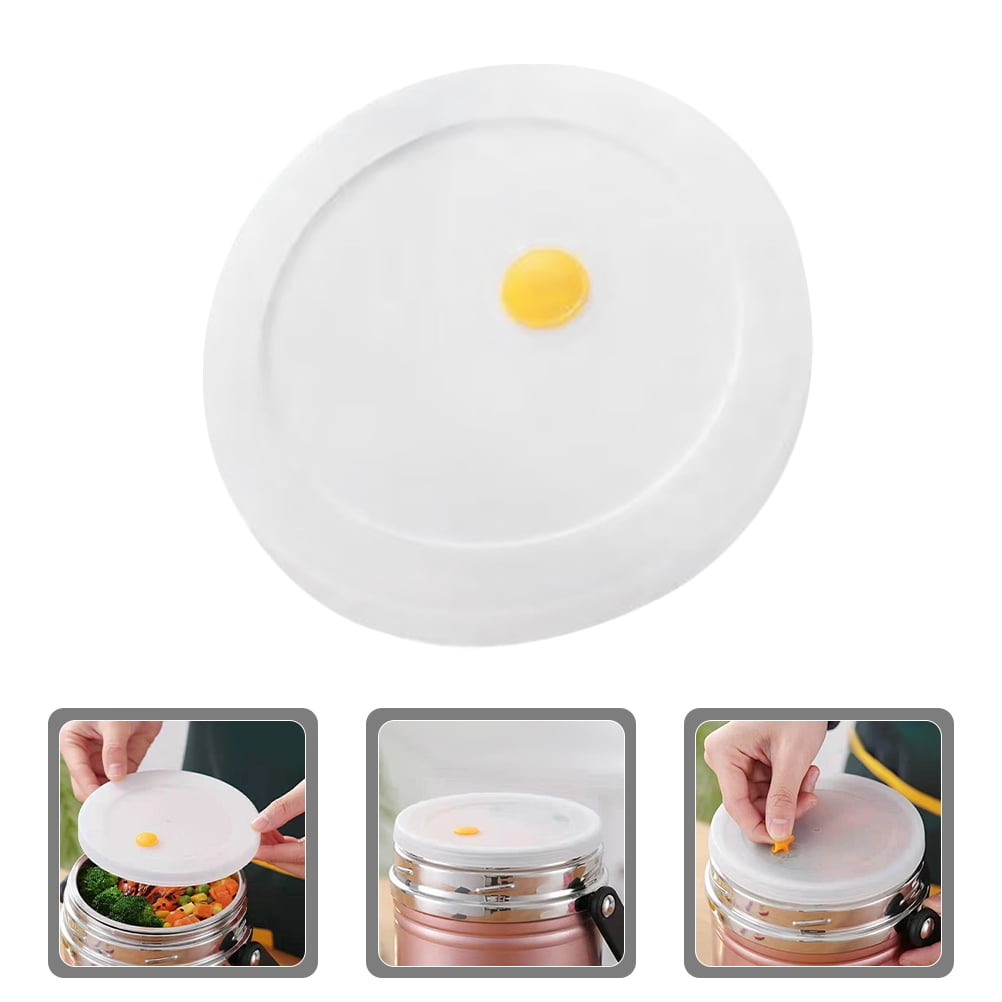 FRCOLOR 2pcs Sealing Lid Food Bowl Covering Insulated Barrel Lids ...