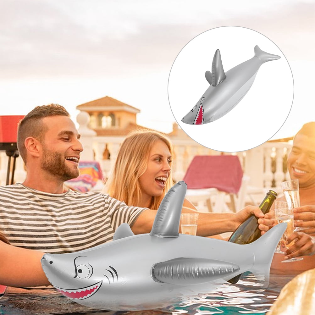 FRCOLOR 2pcs Shark Float Inflatable Shark Ocean Theme Floating Pool ...