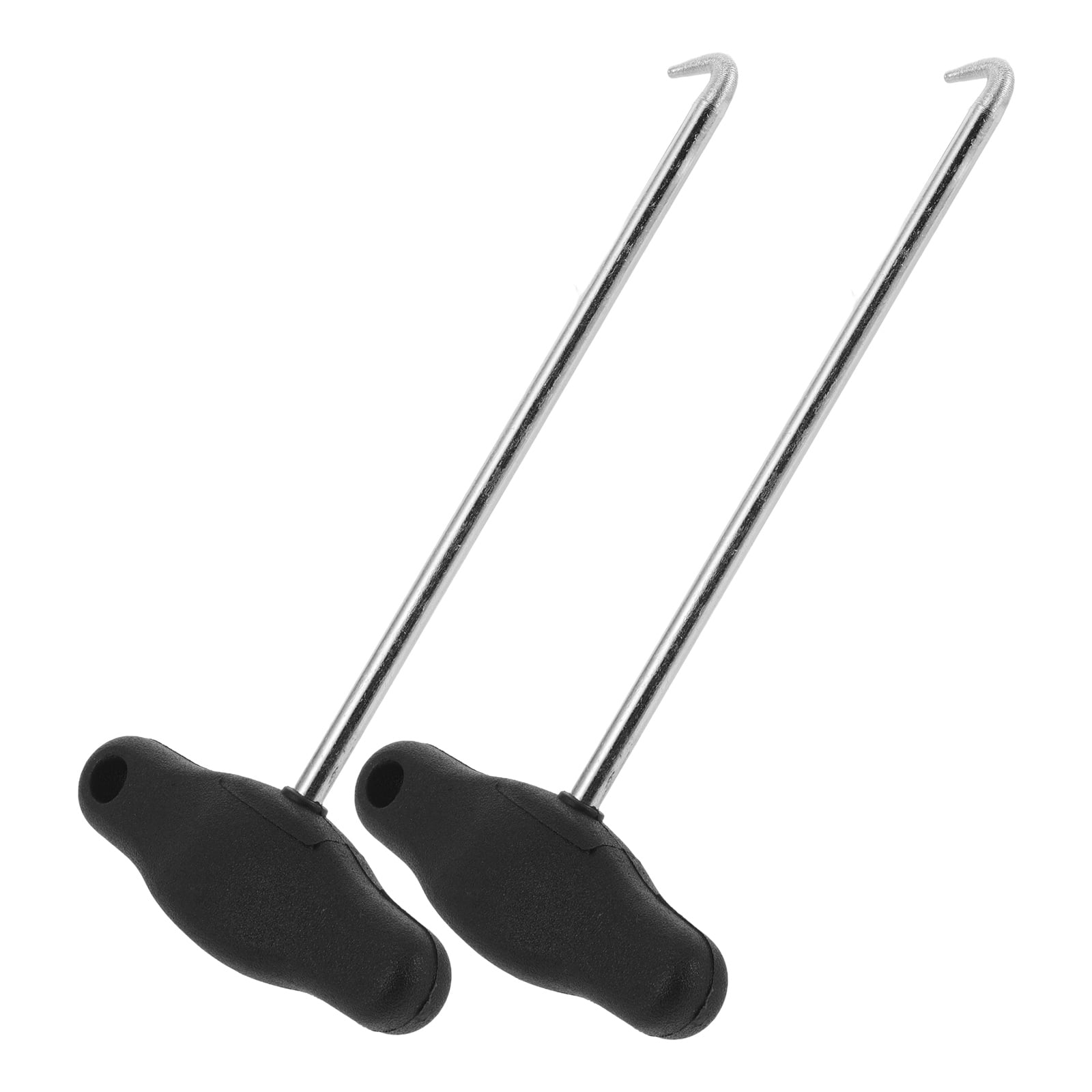 FRCOLOR 2pcs Shoe Lace Tighteners Ice Hockey Lace Tightener Tool Steel Hockey Wire Sports Key ...