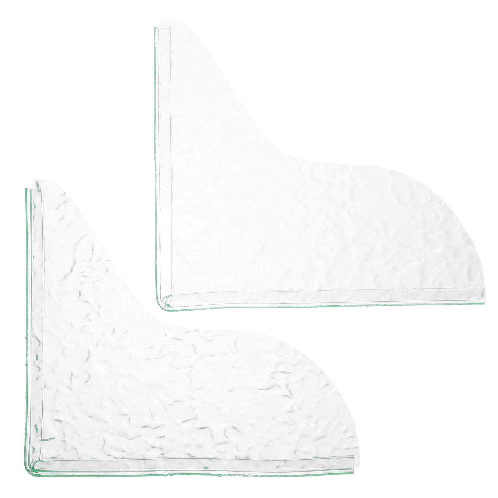 WASHWEPE Bathroom Accessories Splash Guard Bathtub Guard Acrylic 2pcs ...