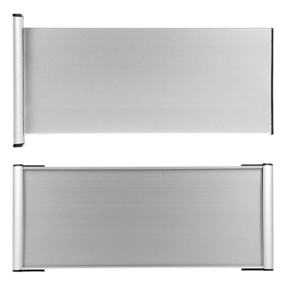 FRCOLOR 2pcs Sliver Aluminum Wall Mount Name Plate Holder Office ...