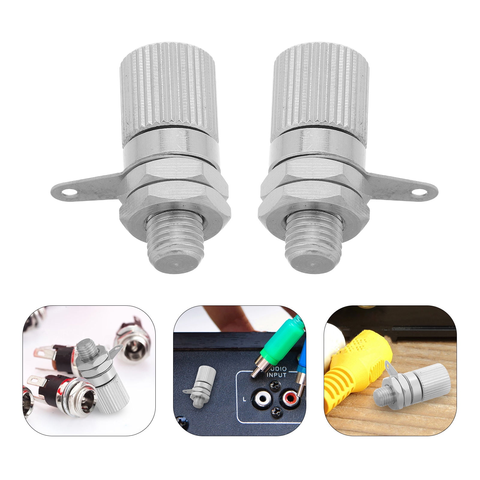 FRCOLOR 2pcs Speaker Connectors Binding Posts Terminals Banana Jack ...