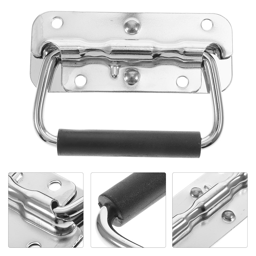 LABSERRON Folding Pull Handle Black 2Pcs 3.93X2.83X0.59in - Walmart.com