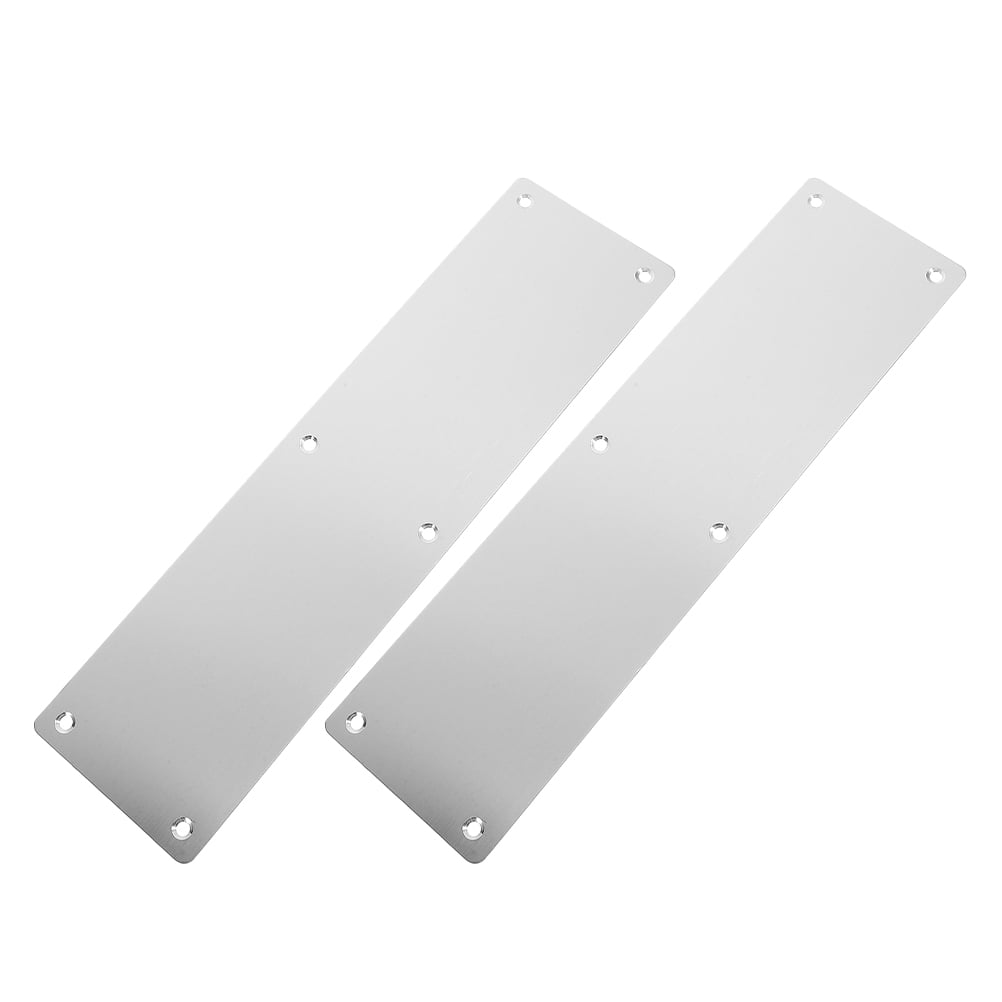 FRCOLOR 2pcs Stainless Steel Door Push Plate Fireproof Door Pull Plate ...