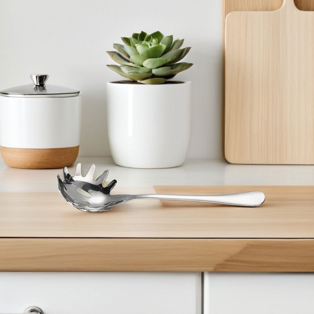 FRCOLOR 2pcs Stainless Steel Pasta Spoon Noodle Kitchen Utensils For ...