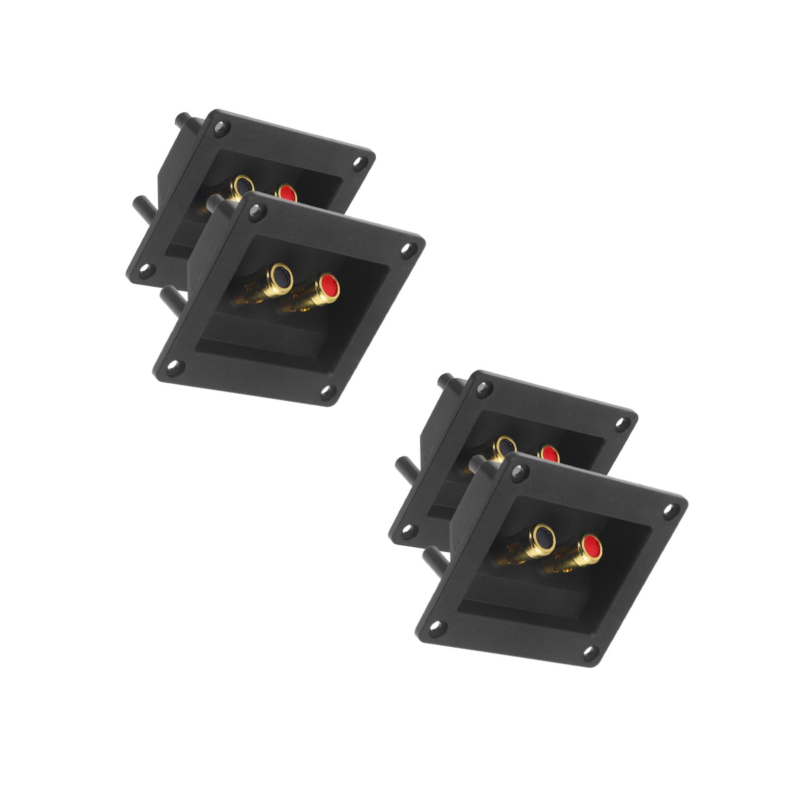 FRCOLOR 2pcs Terminal Junction Box Post 2-Way Speaker Wall Plates Box ...