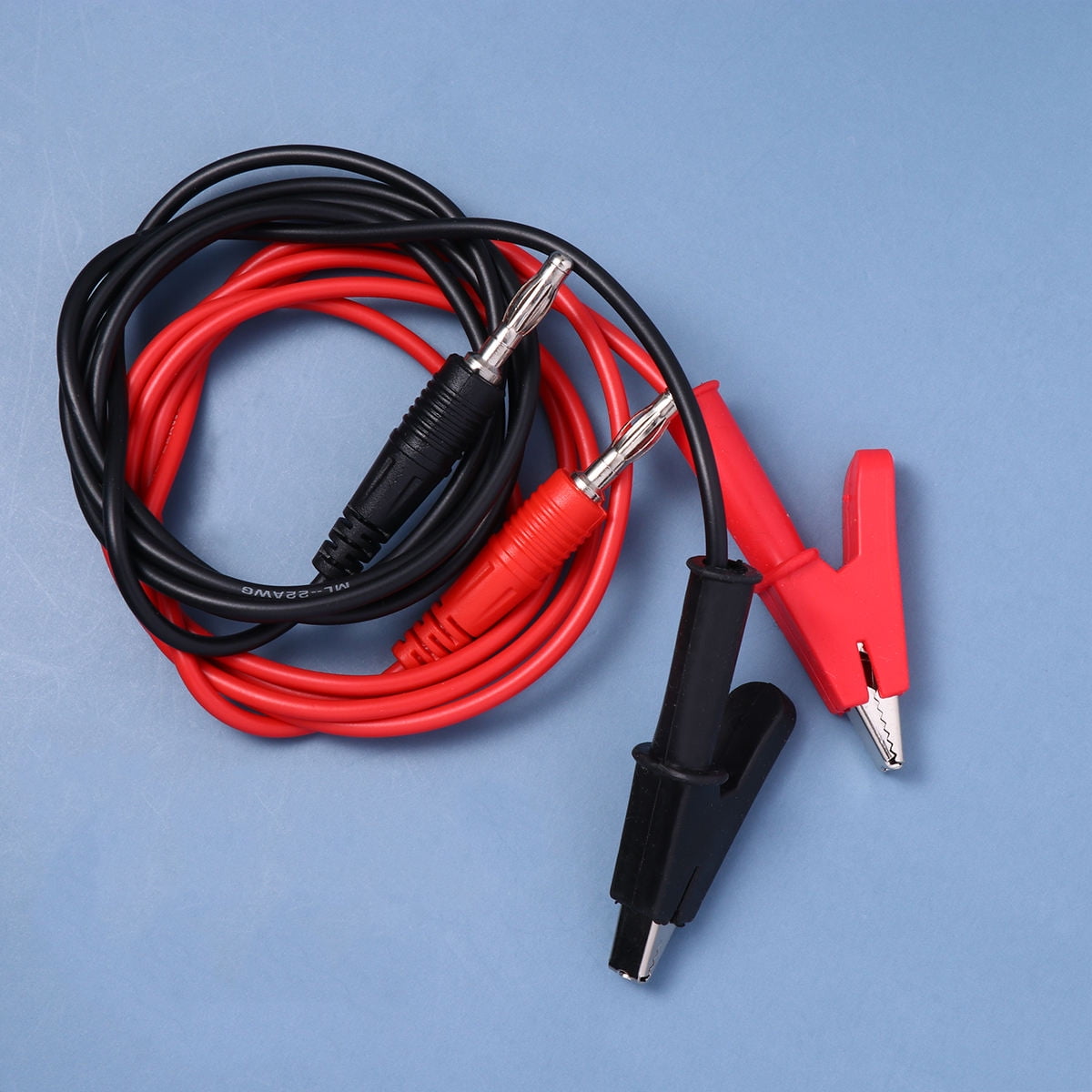 FRCOLOR 2pcs Test Line Copper Banana Plug to Alligator Clip Test Probe ...