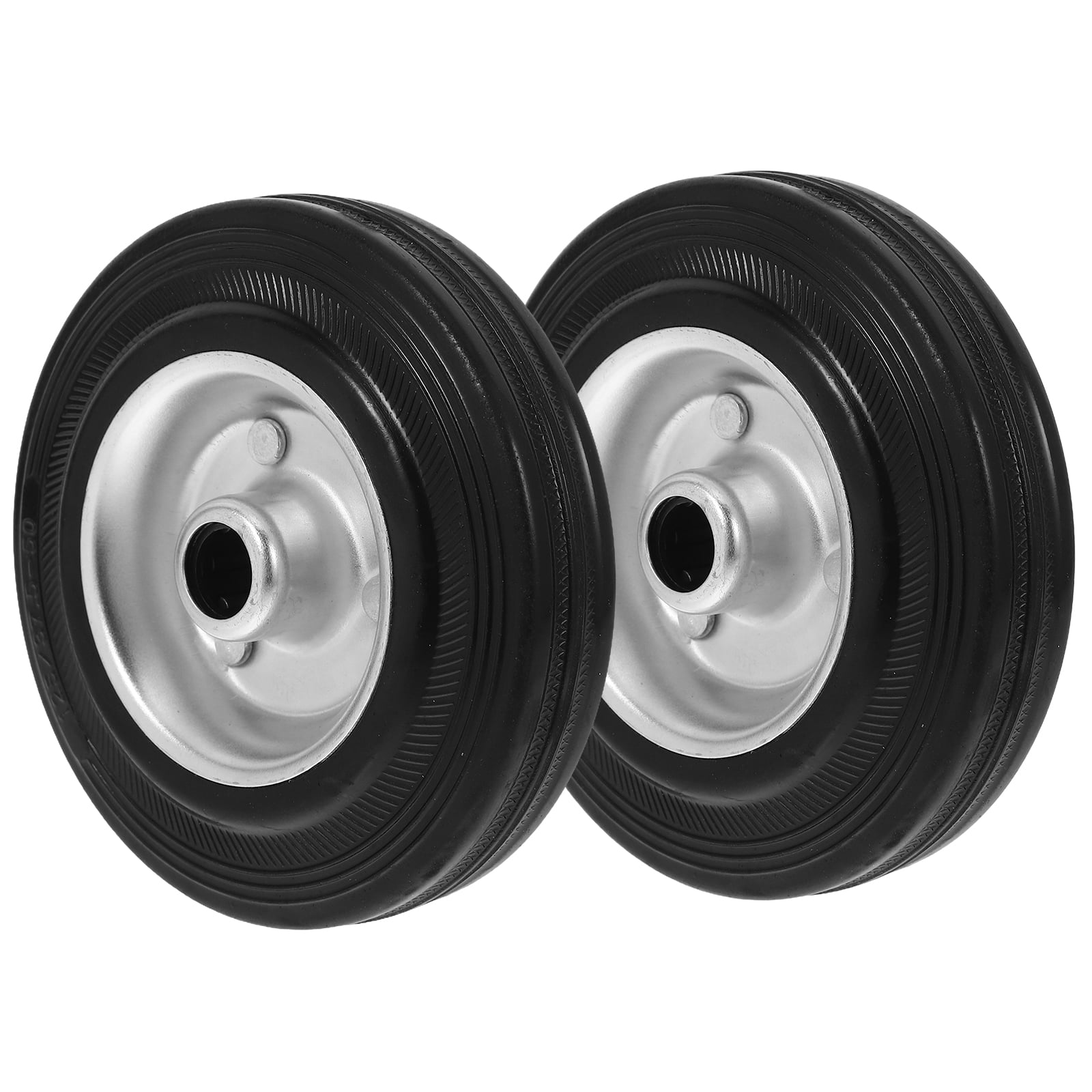 FRCOLOR 2pcs Trailer Jack Wheel Replacement Rubber Wheel For Hand Cart ...