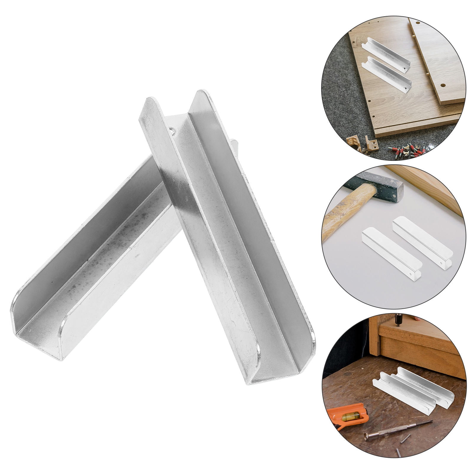 FRCOLOR 2pcs U Shaped Pet Gates Groove Safety Gate Accessories Fence ...