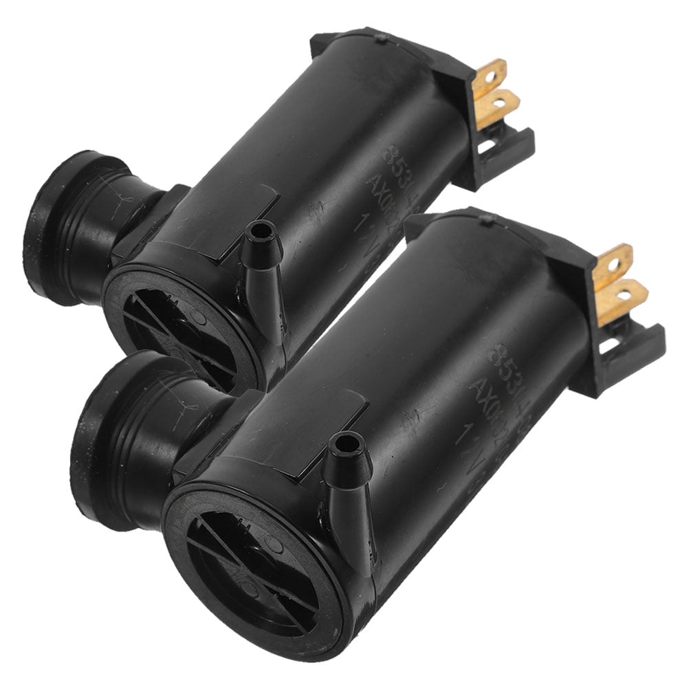 FRCOLOR 2pcs Universal Windshield Wiper Washer Fluid Pump Motor Large ...
