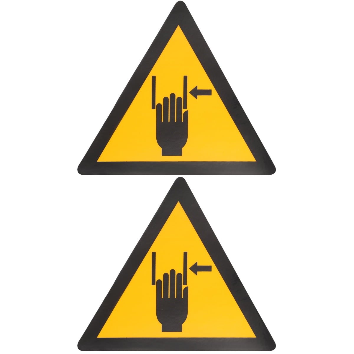 FRCOLOR 2pcs Warning Hand Crushing Sign Hand Crushing Warning Label ...