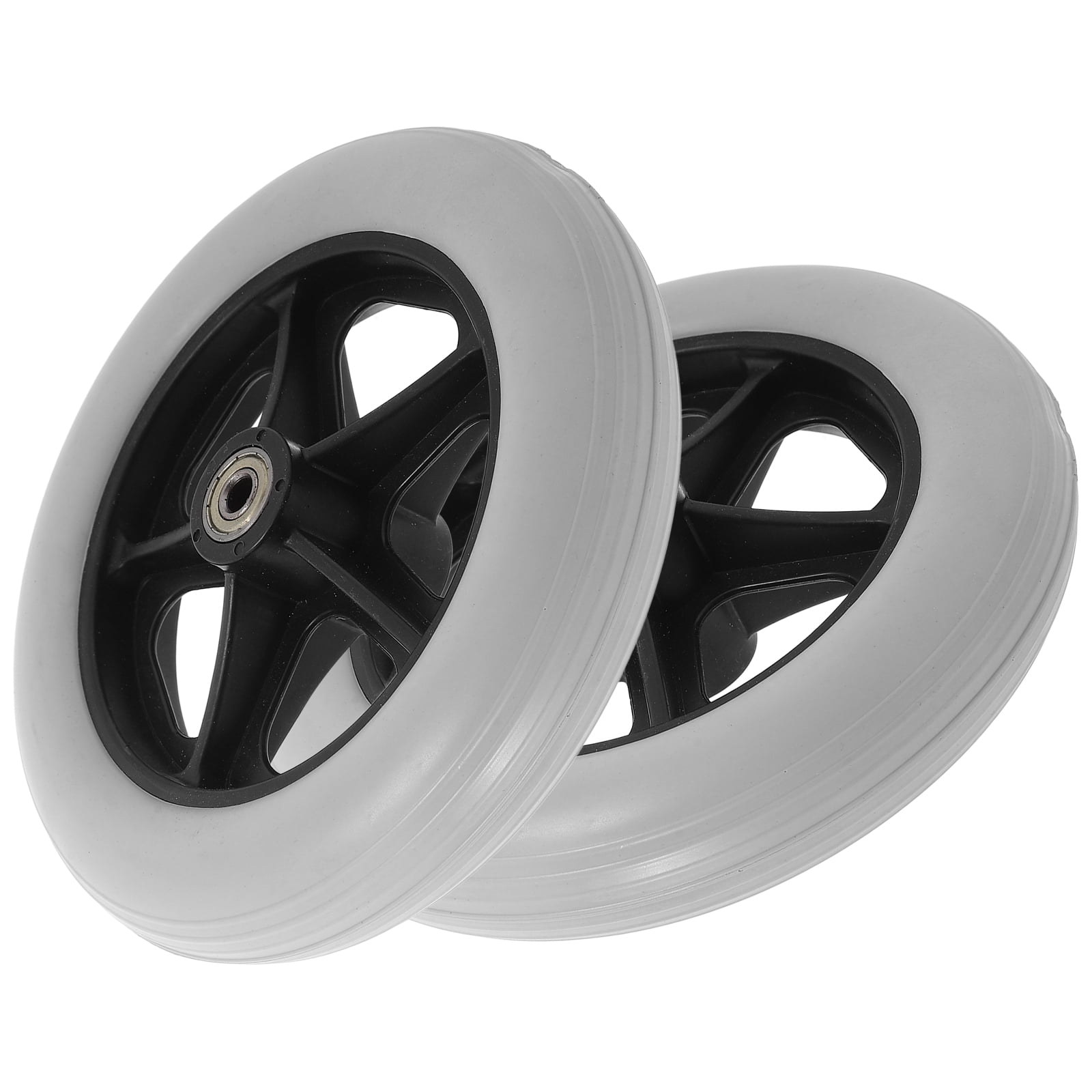 FRCOLOR 2pcs Wheelchair Front Wheel Replacement Drive Transport Chair ...