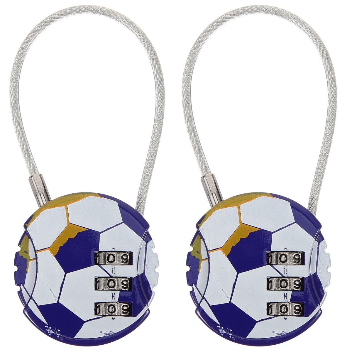 FRCOLOR 2pcs Wire Lock Cable Lock Lock Showcase Lock Cabinet Drawer ...