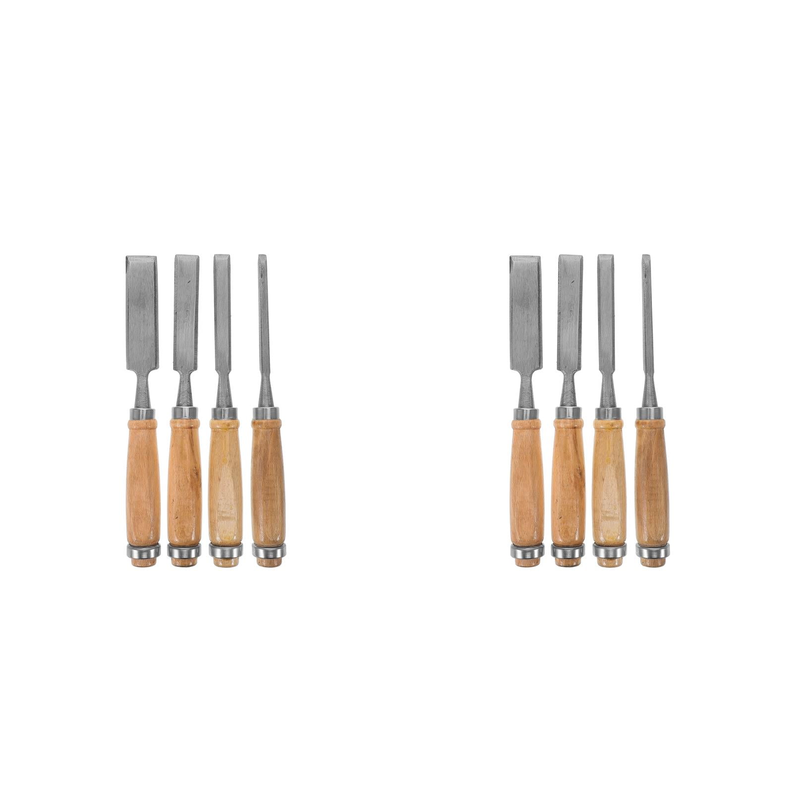 FRCOLOR 2pcs Wood Chisel Set 4pcs Wood Craft Carving Chisel Carpenter ...