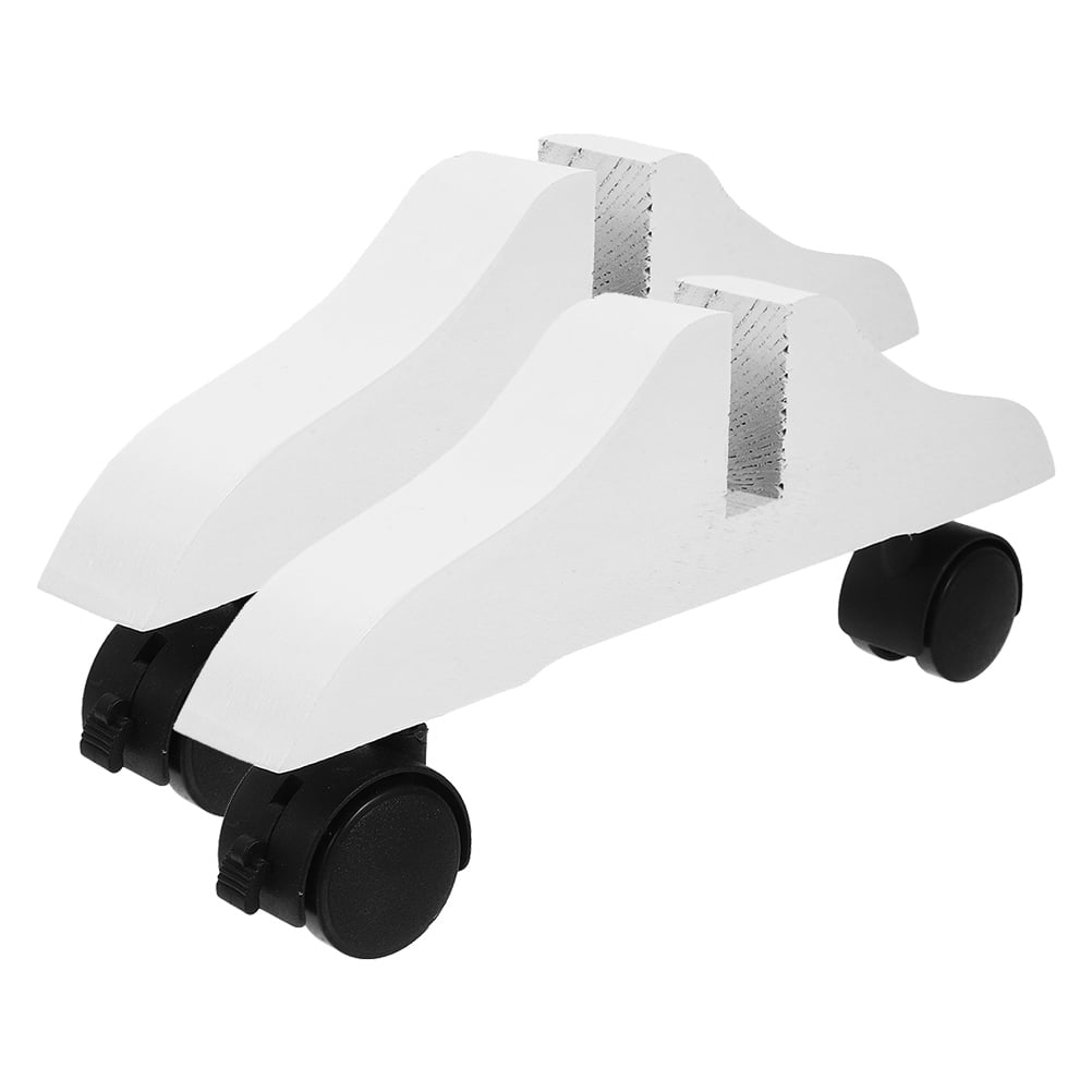 FRCOLOR 2pcs Wooden Room Divider Base With Movable Wheels Freestanding ...