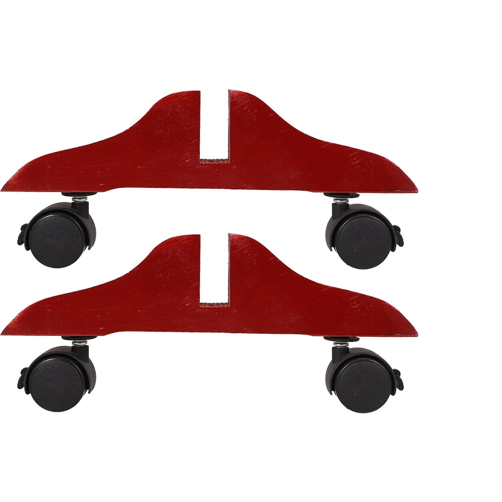 FRCOLOR 2pcs Wooden Room Divider Stand With Movable Wheels Screen ...