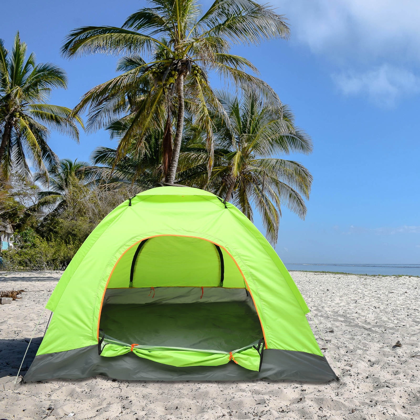 FRCOLOR 3 -4 Quickly Open The Folding Tent Outgoing Skylights - Walmart.com