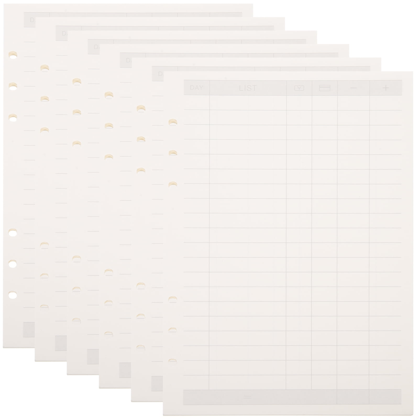 FRCOLOR 3 Book of Loose leaf Notebook Refills Notepad Replacement Core ...